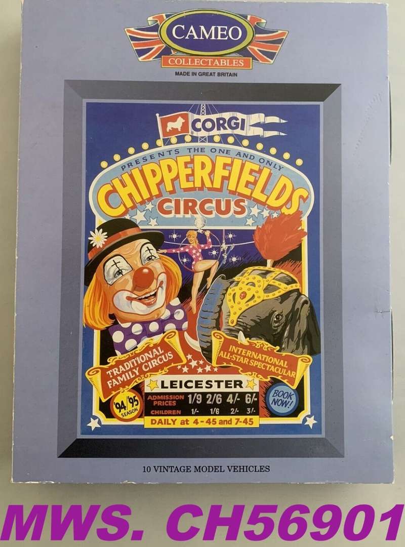 Models - Chipperfields Circus - Corgi set 10 vintage vehicles 1:76 NEW ...