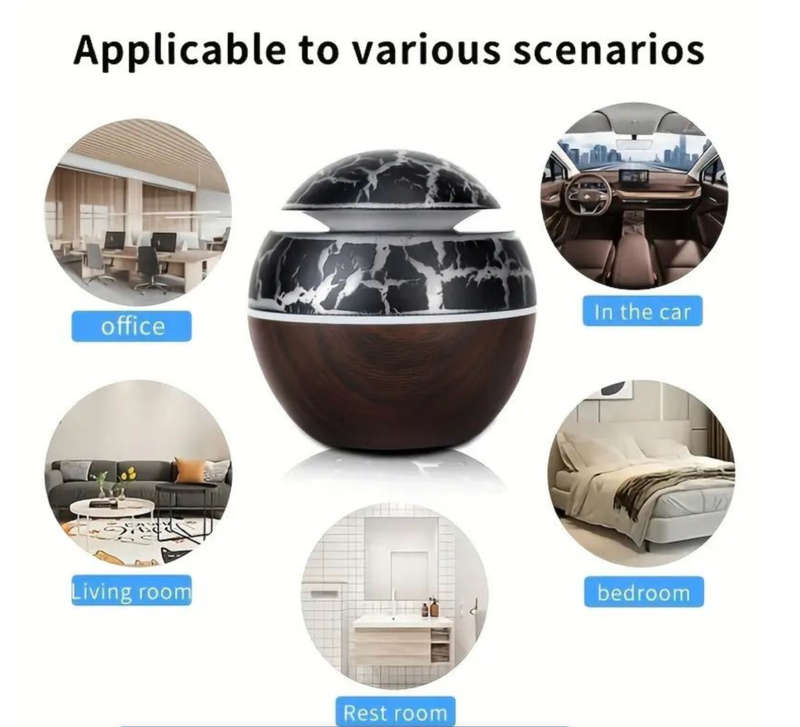 Humidifiers - Daska Aroma Diffuser Air Humidifier With 7 Colour ...