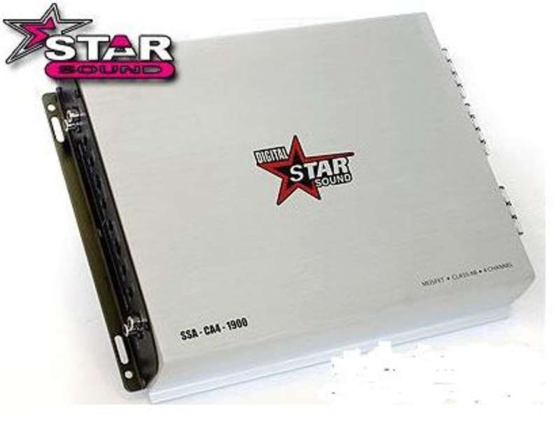 Amplifiers & Equalizers - STARSOUND SSA-CA4-1900 AMPLIFIER - AS NEW ...