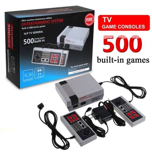 Other Consoles - MINI RETRO TV GAME CONSOLE NES 8BIT CLASSIC 500 BUILT ...