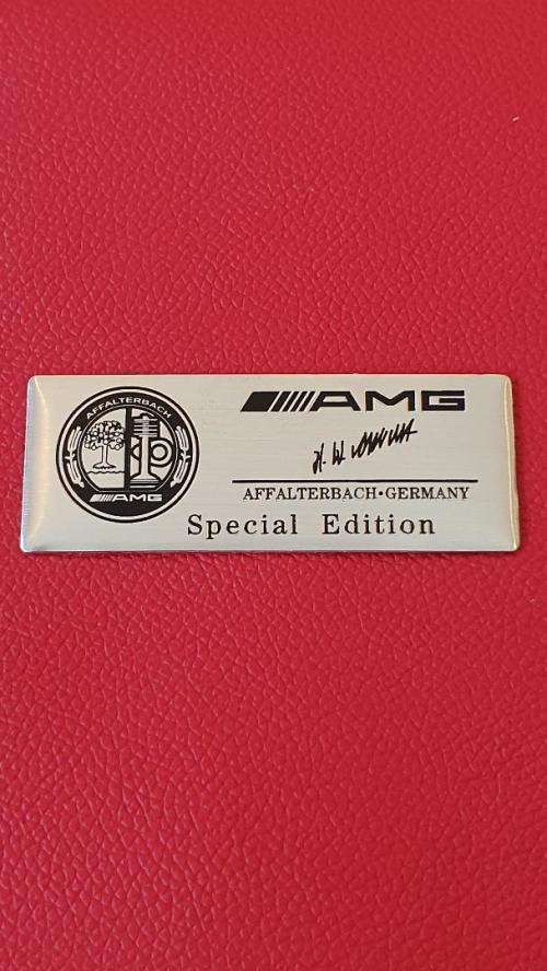 Badges - Mercedes `AMG Affalterbach Germany Special Edition` Aluminium ...