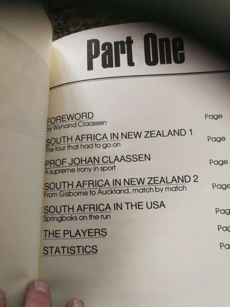 Rugby - SPRINGBOKS UNDER SIEGE COLIN BRYDON An Illustrated Record of ...