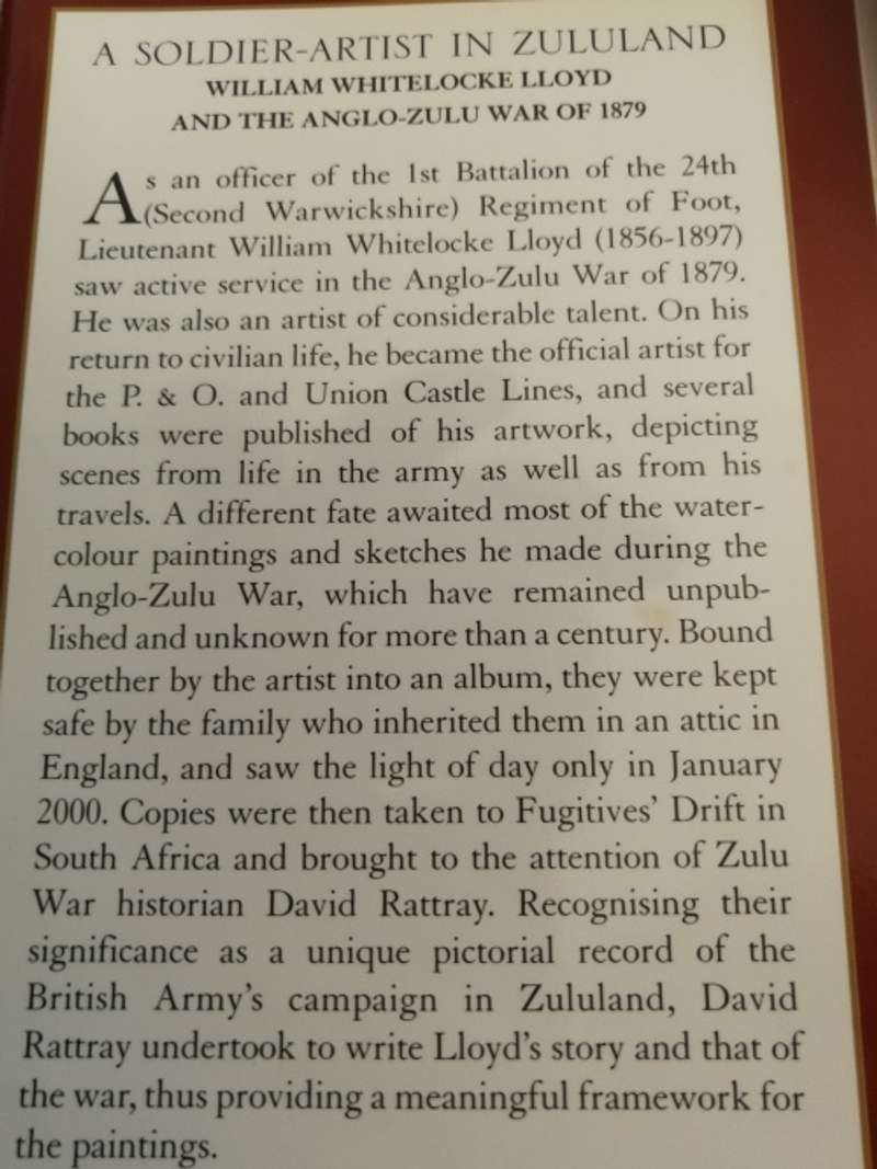 Africana - A SOLDIER - ARTIST IN ZULULAND WILLIAM WHITELOCKE LLOYD and ...
