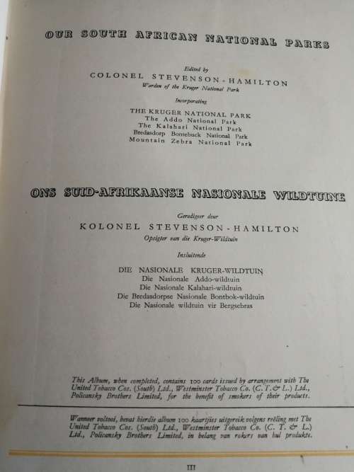 South African Travel & Geography - OUR SOUTH AFRICAN NATIONAL PARKS ONS ...