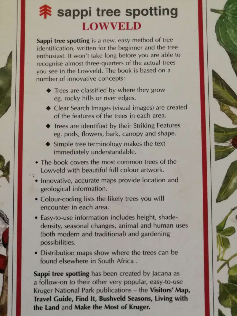 Natural Science - SAPPI TREE SPOTTING LOWVELD Tree identification made ...