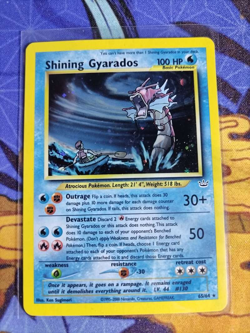 Trading Cards - Pokemon Trading Card Game - Shining Gyarados - 65/64 - Holo Unlimited Neo ...
