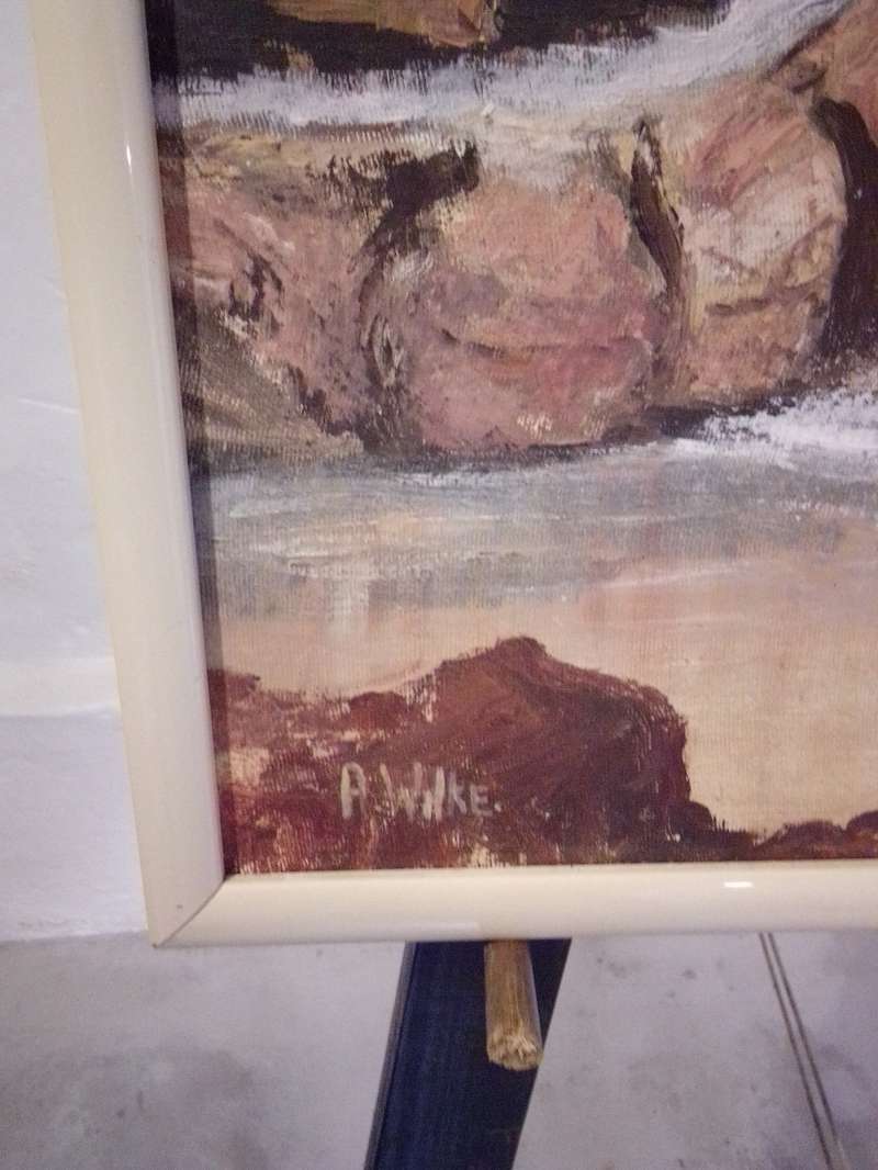 Paintings - Renowned American Artist Arlene Wilke (1940-1993) Oil on ...