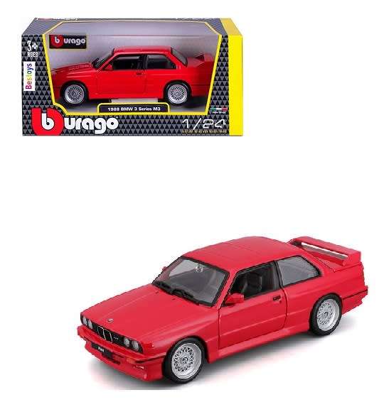 Models - Burago Diecast Model Car 21100 BMW 3 Series M 3 M3 E30 1988 1/ ...