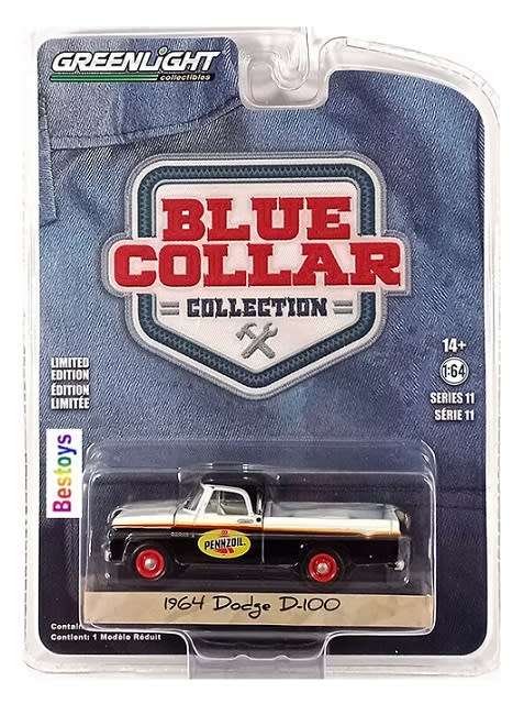 Models - Greenlight Diecast Model Car Blue Collar Dodge D 100 D100 ...