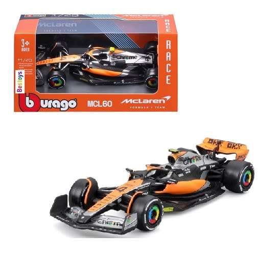 Models - Burago Diecast Model Car 38087 Formula 1 F1 McLaren MCL 60 ...