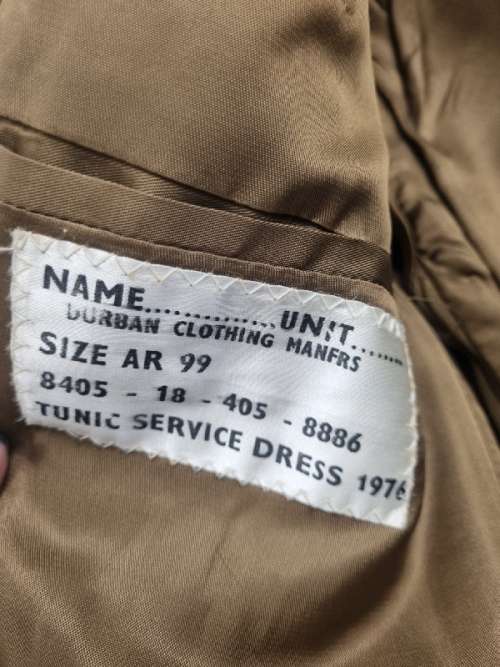Uniforms - SADF Step Out Jacket was listed for 0 on 29 Apr at 09:01 by ...