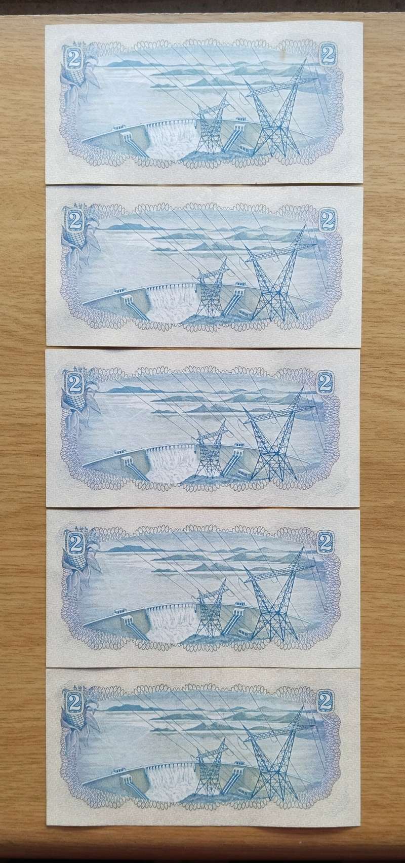 TW de Jongh - South Africa de Jongh 5 Consecutive number old R2 Bank ...