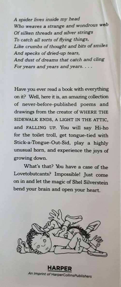 Poetry - Every Thing On It poems & Dawings by Shel Silverstein was sold ...