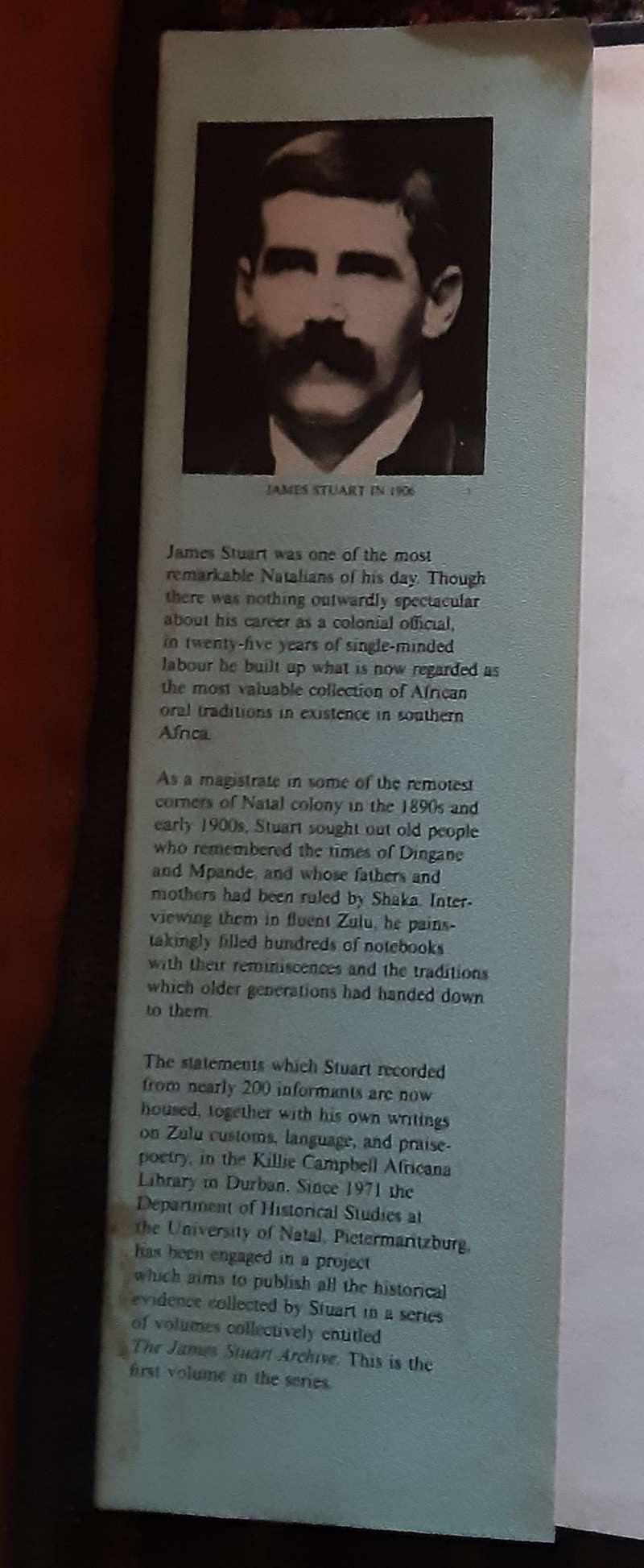 Africana - The James Stuart Archive , History of the Zulu Volumes 1,2,3 ...