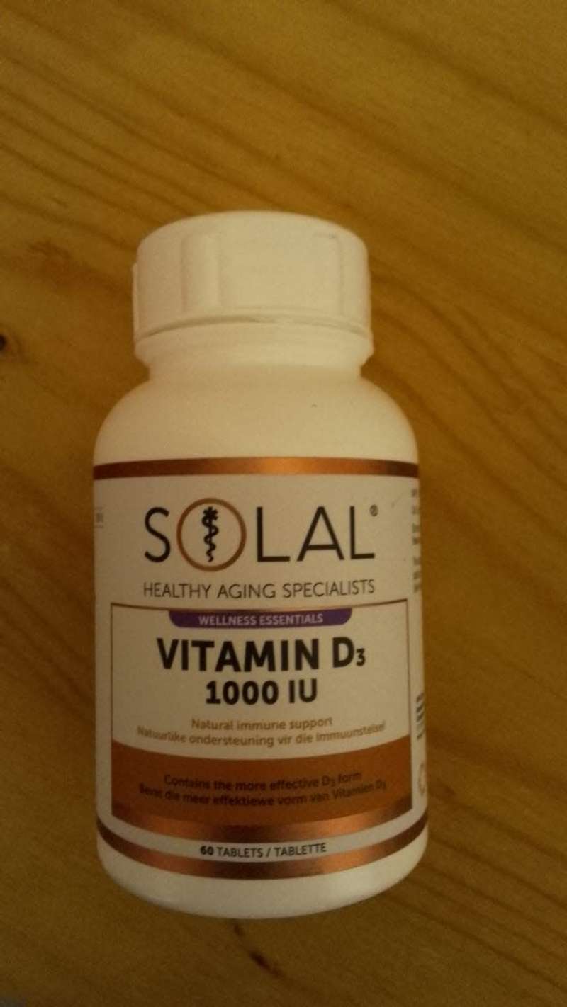 Vitamins and Amino Acids - Solal Vit D3 60 tablets, 1000IU, immune ...