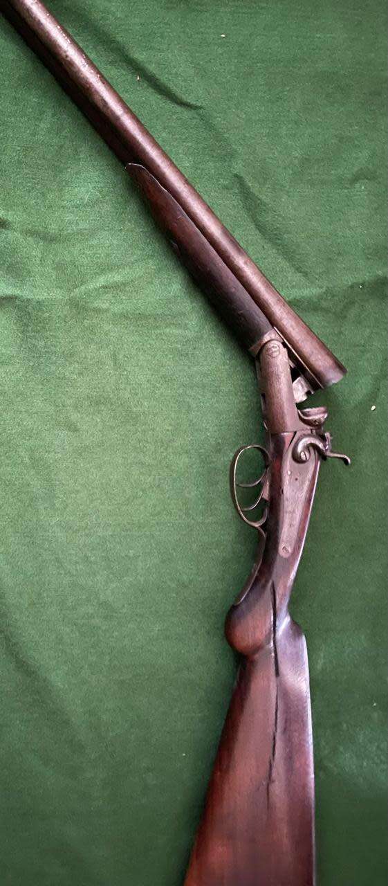 Other Antiques & Collectables - Antique side by side 12 gauge shotgun ...