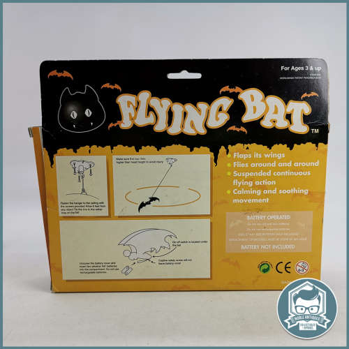 Vintage Toys - Vintage Boxed Flying Bat With Flapping Wings and Light ...