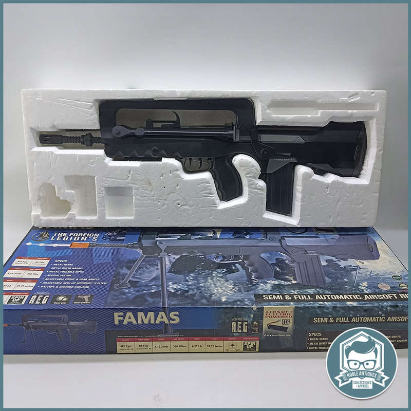 Airsoft Guns - Large Boxed FAMAS Soft Air Foreign Legion Airsoft Rifle ...