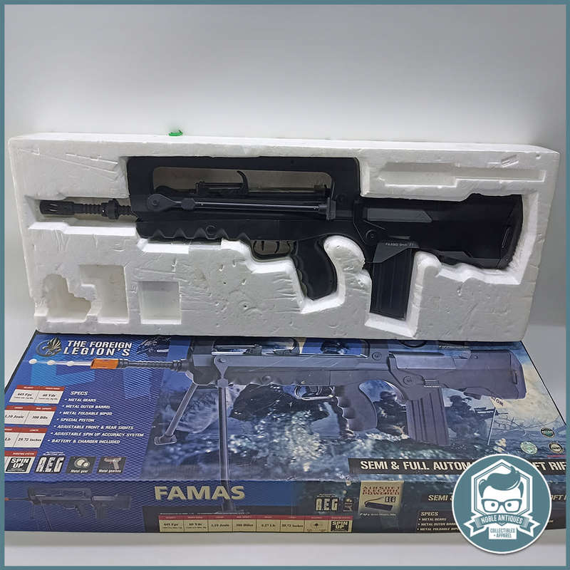 Airsoft Guns - Large Boxed FAMAS Soft Air Foreign Legion Airsoft Rifle ...