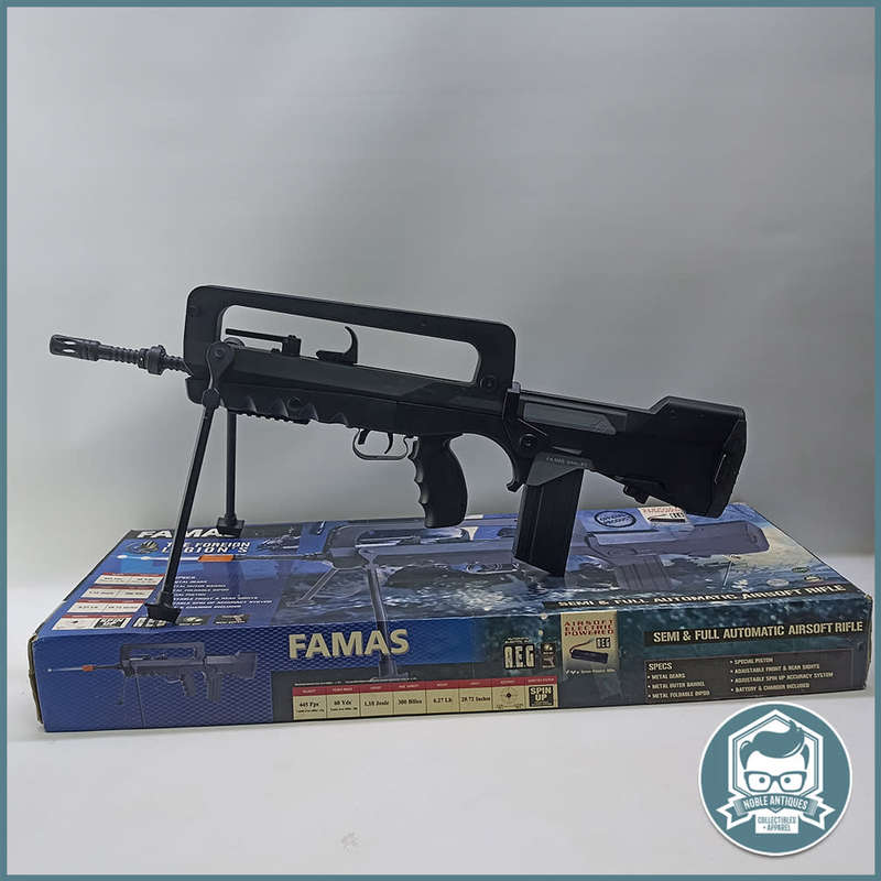 Airsoft Guns - Large Boxed FAMAS Soft Air Foreign Legion Airsoft Rifle ...