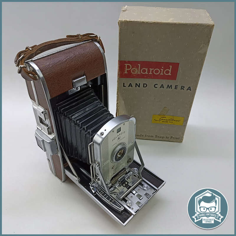 Cameras - Large Original Vintage 1950`s Boxed Polaroid Model 95 First ...