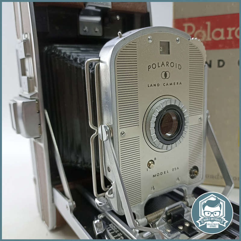 Cameras - Large Original Vintage 1950`s Boxed Polaroid Model 95 First ...