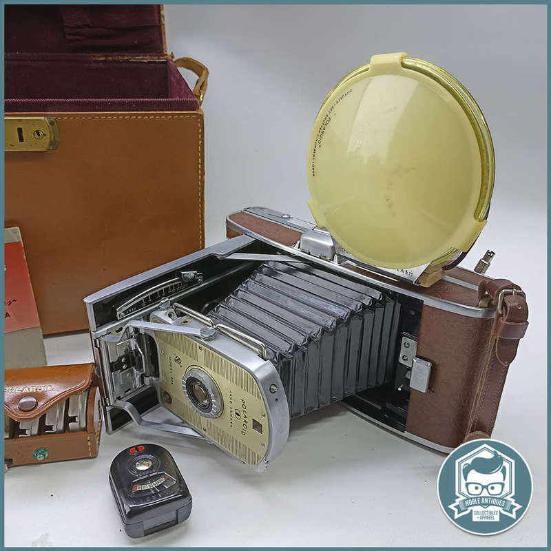 Cameras - Large Original Vintage 1950`s Cased Polaroid Model 95 ...