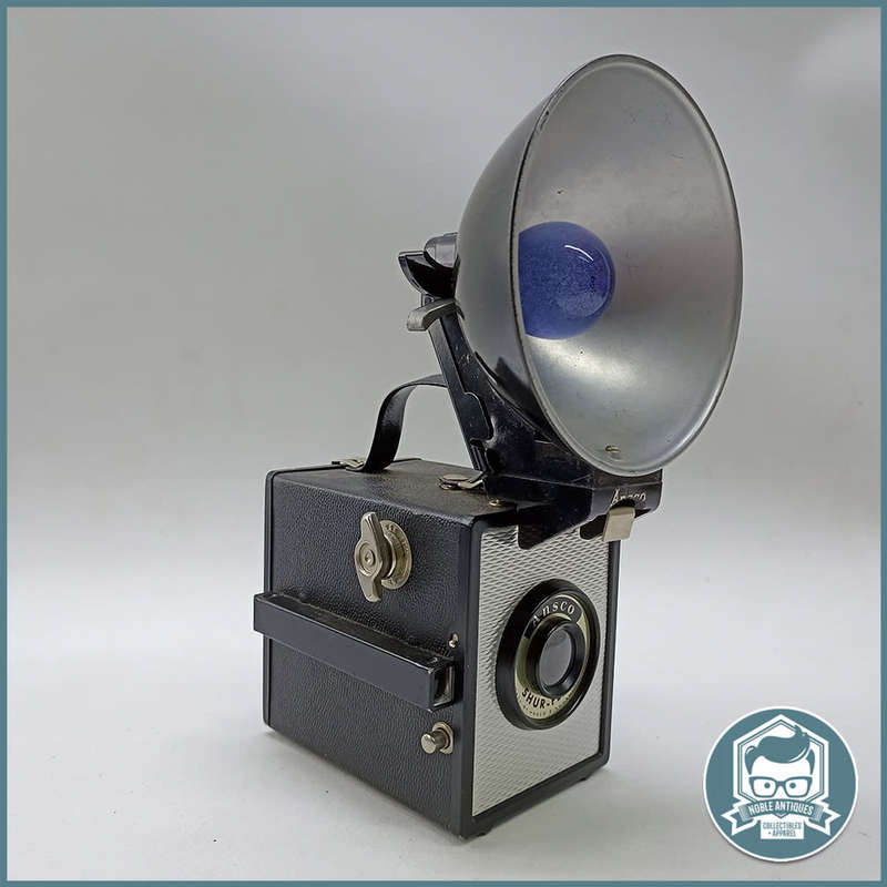 Cameras - Vintage 1950`s Ansco Shur Box Camera and Flash!!! for sale in ...