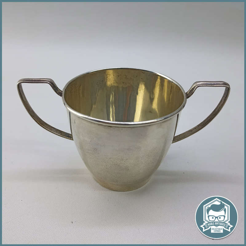 Silver - Sterling Silver Two Handled Cup - 92.97g!!! was sold for 1,300 ...