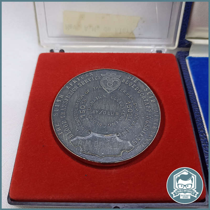 Commemorative - Commemorative 925 50th and 150th Blood donor Coins ...