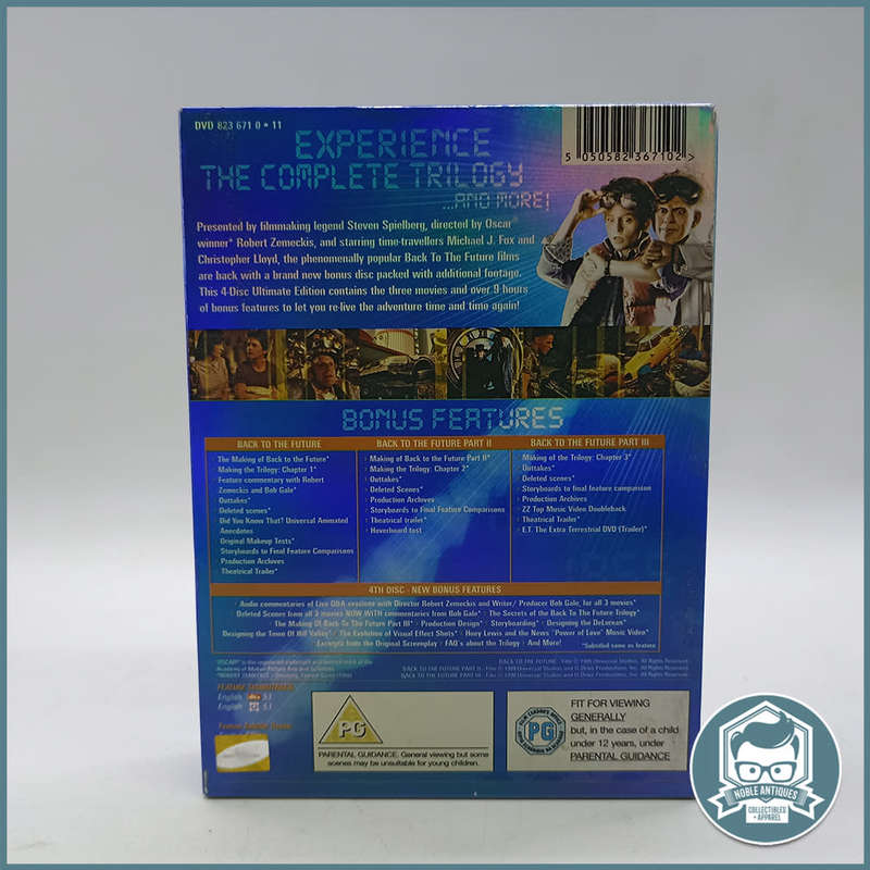 Movies - Boxed Back To The Future Trilogy - 4 DISC ULTIMATE EDITION ...