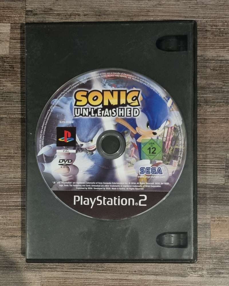 Games - Sonic Unleashed for PS2 - Disc Only - Scratched was sold for 20 ...