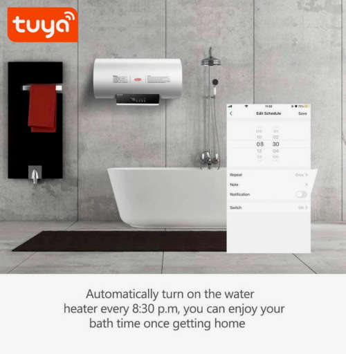 Smart Switches - Smart WiFi Geyser timer-with energy metering -Smart ...