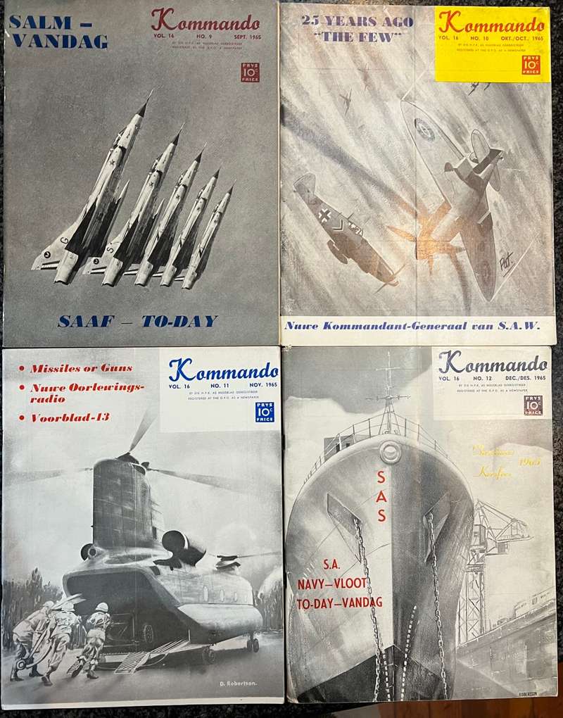 Books - COLLECTION OF 131 KOMMANDO/COMMANDO SADF MAGAZINES - 1949 TO ...