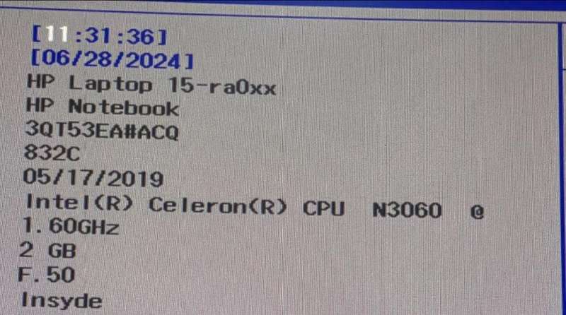 Motherboard & CPU Bundles - HP LAPTOP 15-ra0xx MOTHERBOARD (Intel Celeron CPU N3060 @ 1.60GHz ...