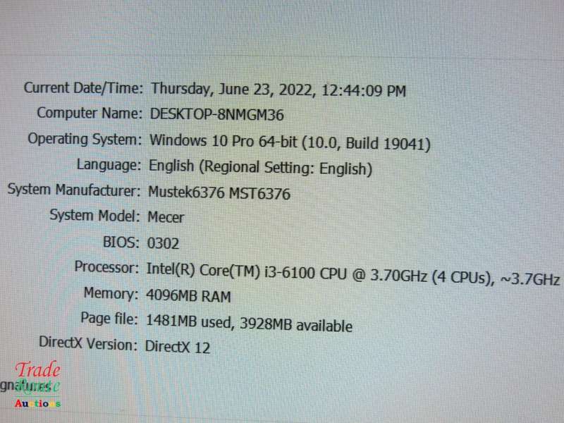 PC Desktops & All-in-Ones - Mecer MST6376 Desktop PC Computer | CORE i3 ...