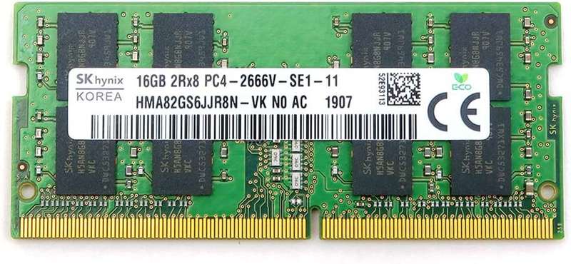 Memory (RAM) - SK HYNIX 16GB DDR4 RAM 2666MHZ LAPTOP RAM Memory Module ...