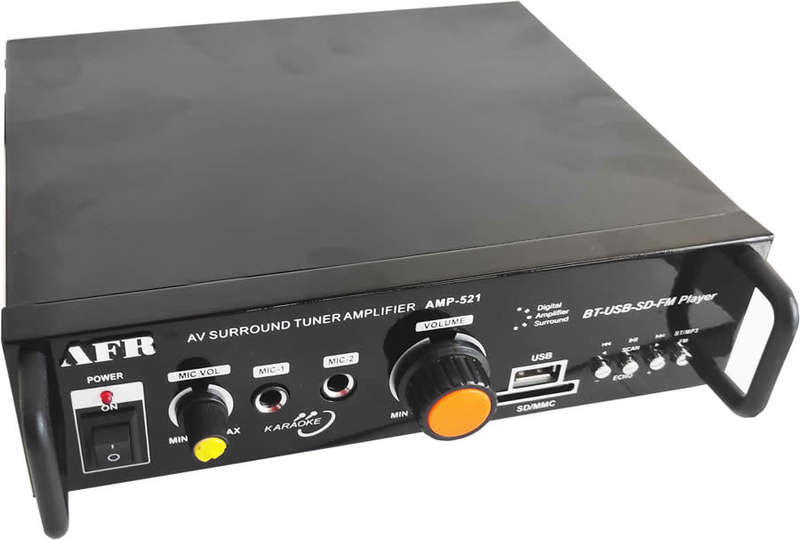 Amplifiers & Processors - AFR Digital Audio Amplifier AMP-521 FM RADIO - USB - SD CARD - 12V DC ...