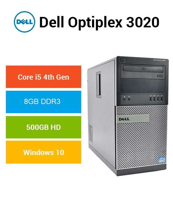 PC Desktops & All-in-Ones - Dell OptiPlex 3020 CORE I5-8GB-500GB for ...