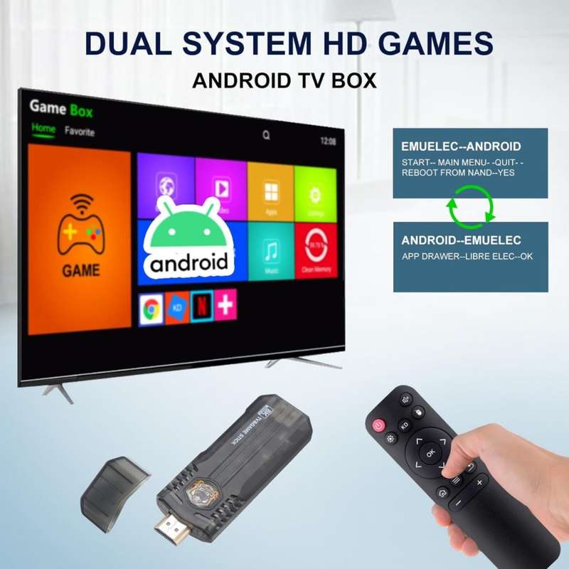 TV Boxes & Digital Media Players - X8 HDMI Game Stick 8K Android TV Box ...