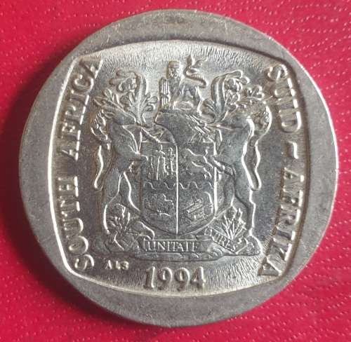 Five Rand - HIGH GRADE - 1994 RSA COMMEMORATIVE ISSUE MANDELA ...