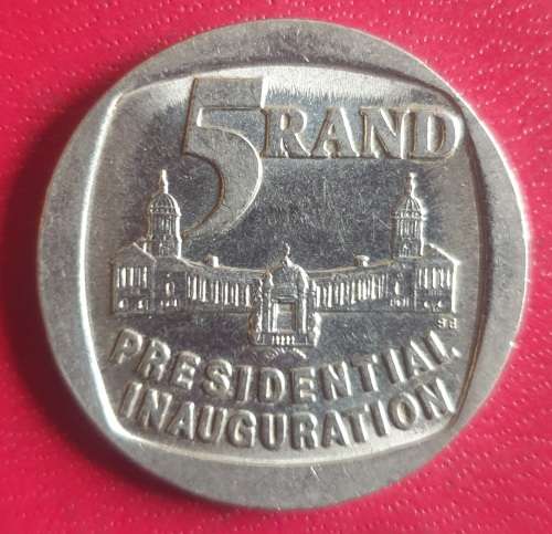 Five Rand - HIGH GRADE - 1994 RSA COMMEMORATIVE ISSUE MANDELA ...