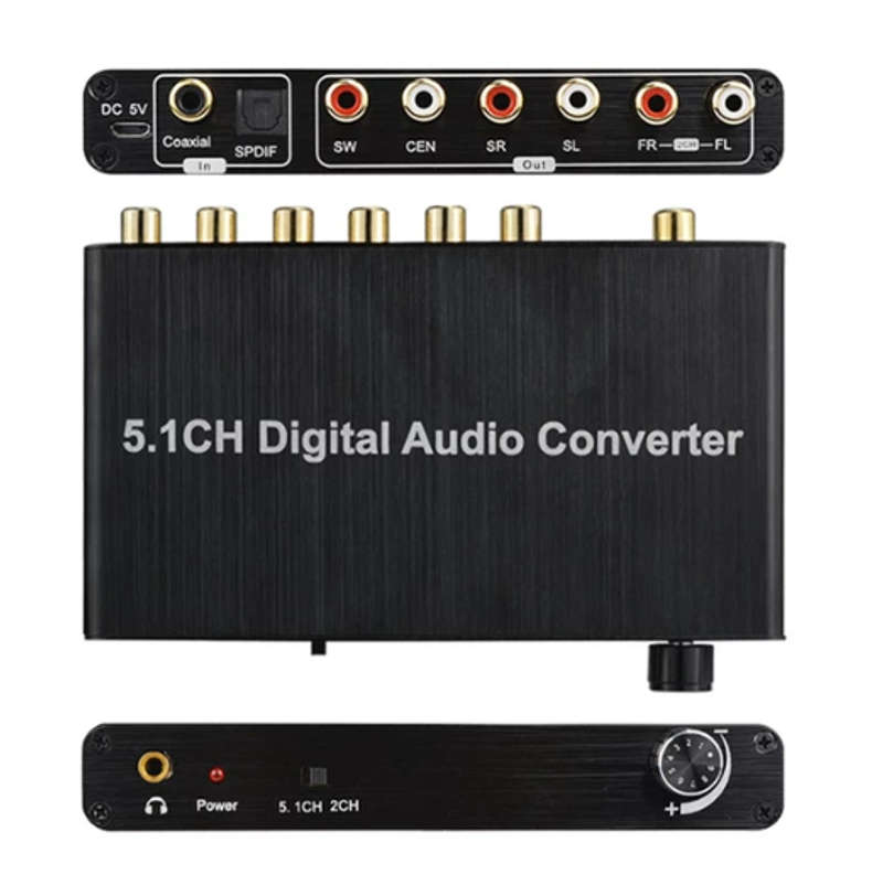 Home Theatre Systems - 5.1Ch Dac Converter Audio Decoder Ac-3 for sale ...