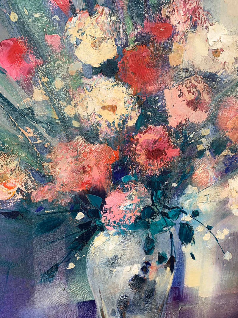 Paintings - Derric van Rensburg!!! Beautiful Abstract Flowers for sale ...