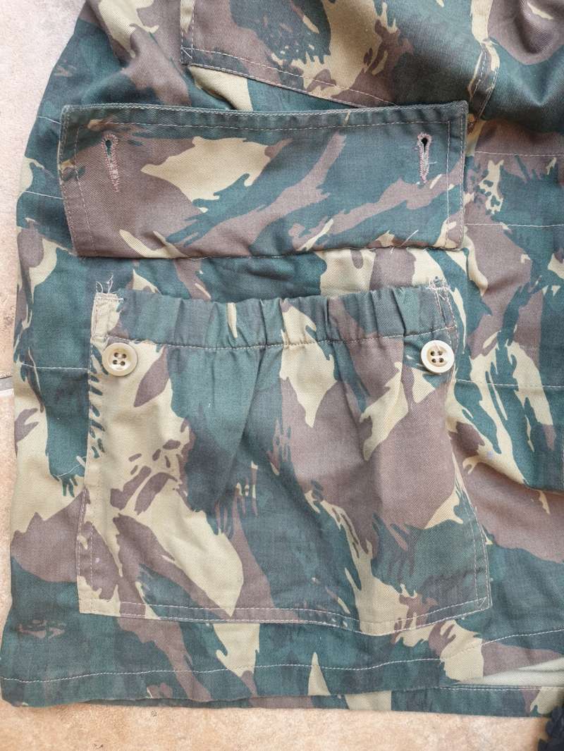Kit - Original ex-homelands Bantustan Transkei TDF lizard camo bush ...