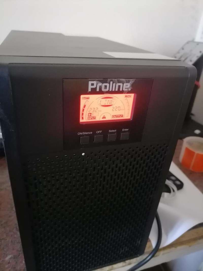 UPS - PROLINE I3000 G2 3KVA UPS WITH BUILT IN BATTERIES, WORKING, POWER ...