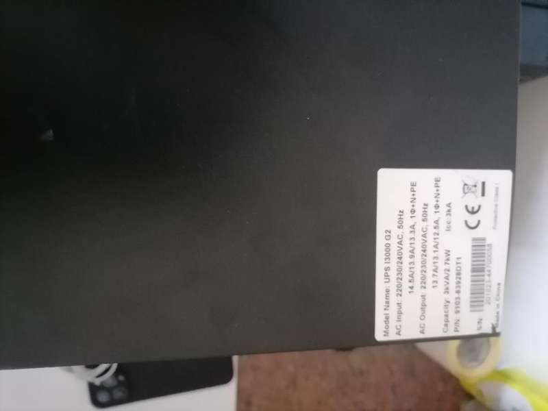 UPS - PROLINE I3000 G2 3KVA UPS WITH BUILT IN BATTERIES, WORKING, POWER ...