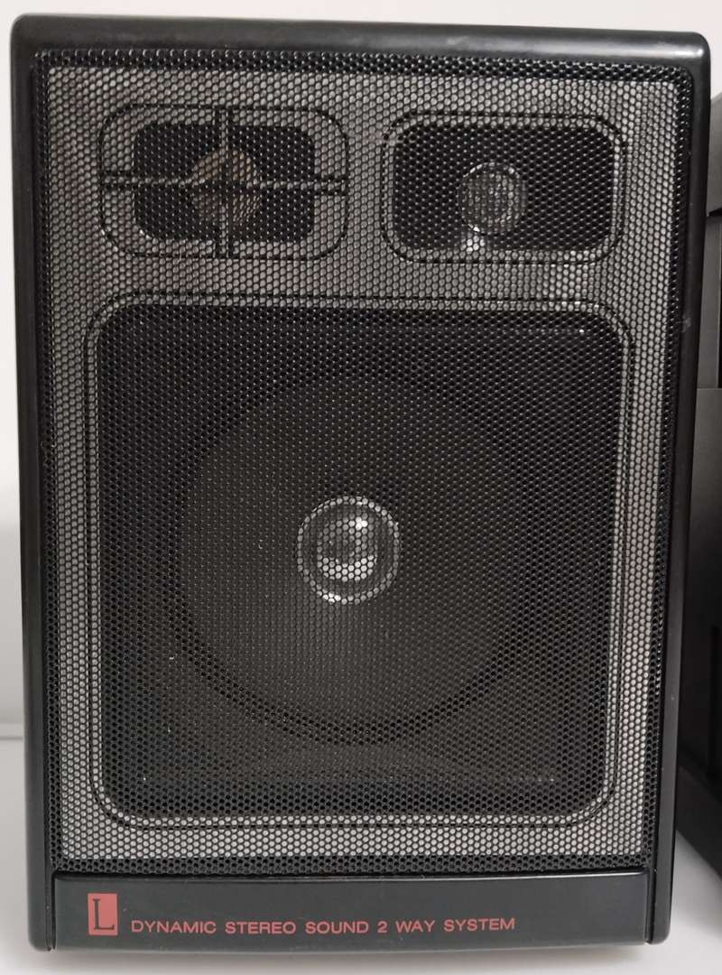 Other Speakers - Vintage Dynamic Stereo Sound 2 Way System Radio ...