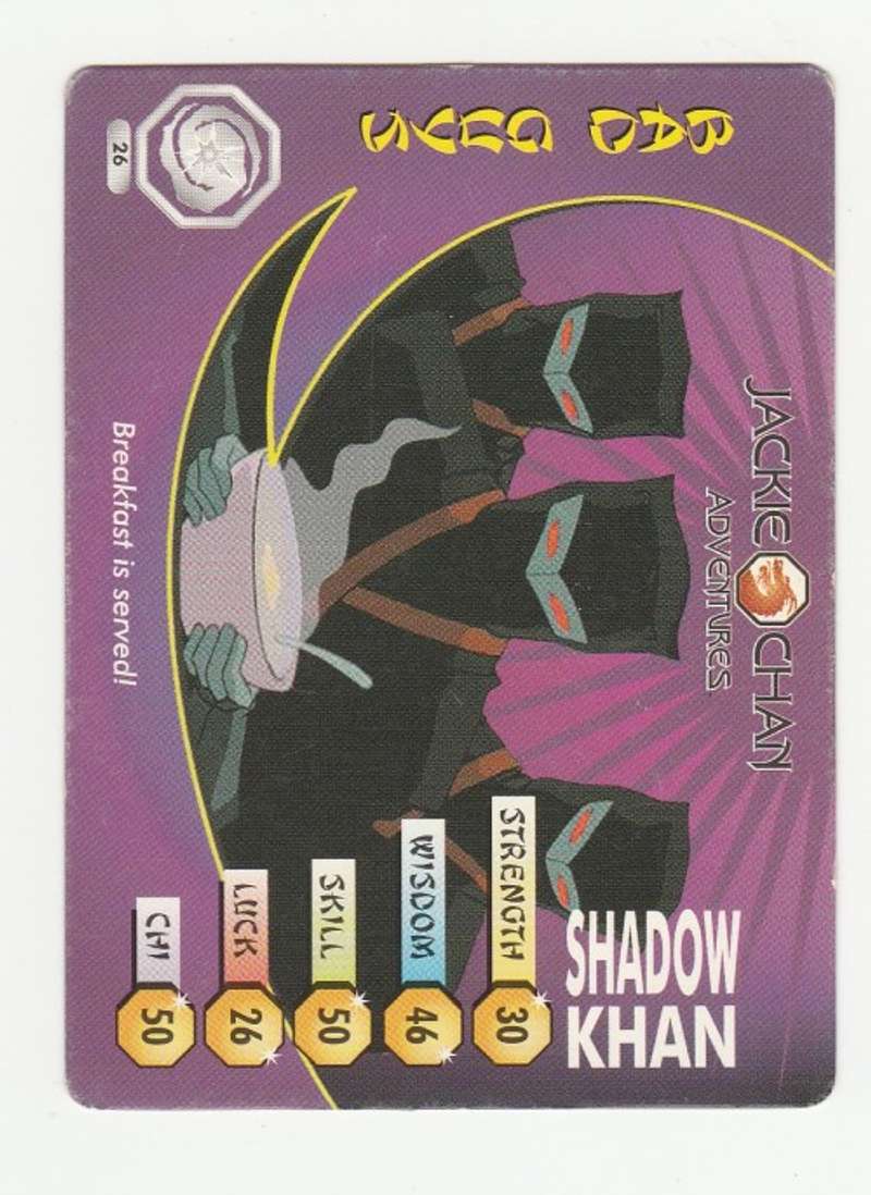 Trading Cards - Jackie Chan Adventures - Demon Vortex - Shadow Khan 26 for sale in Cape Town (ID ...