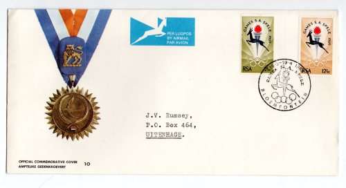 Republic of South Africa - 1969 RSA SA Games Bloemfontein Official ...